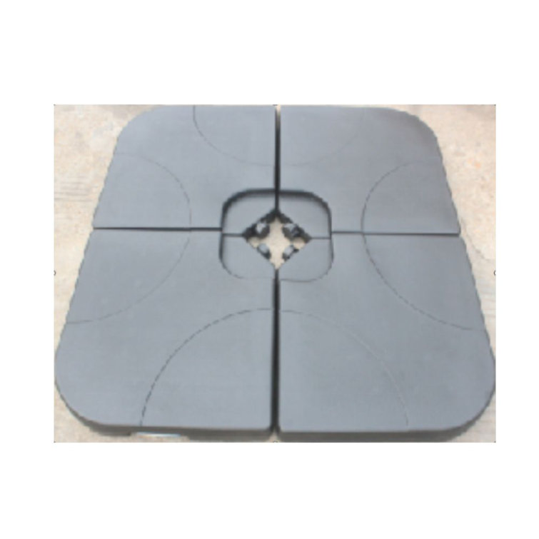 Dakota Fields Casilla Square Parasol Base - Modern Patio for Dining or ...