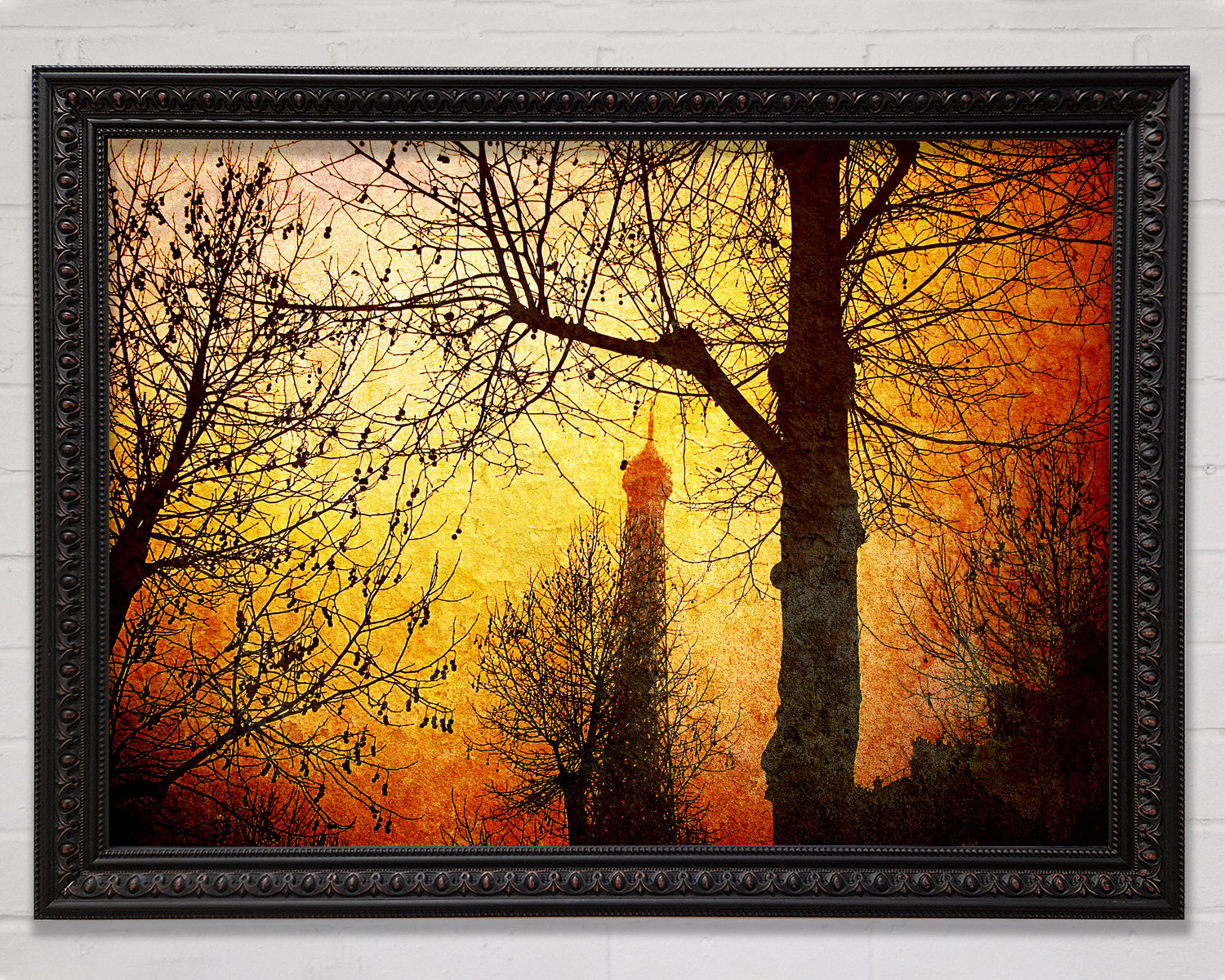Rosalind Wheeler Eiffel Tower Through The Silveren Trees - Print ...