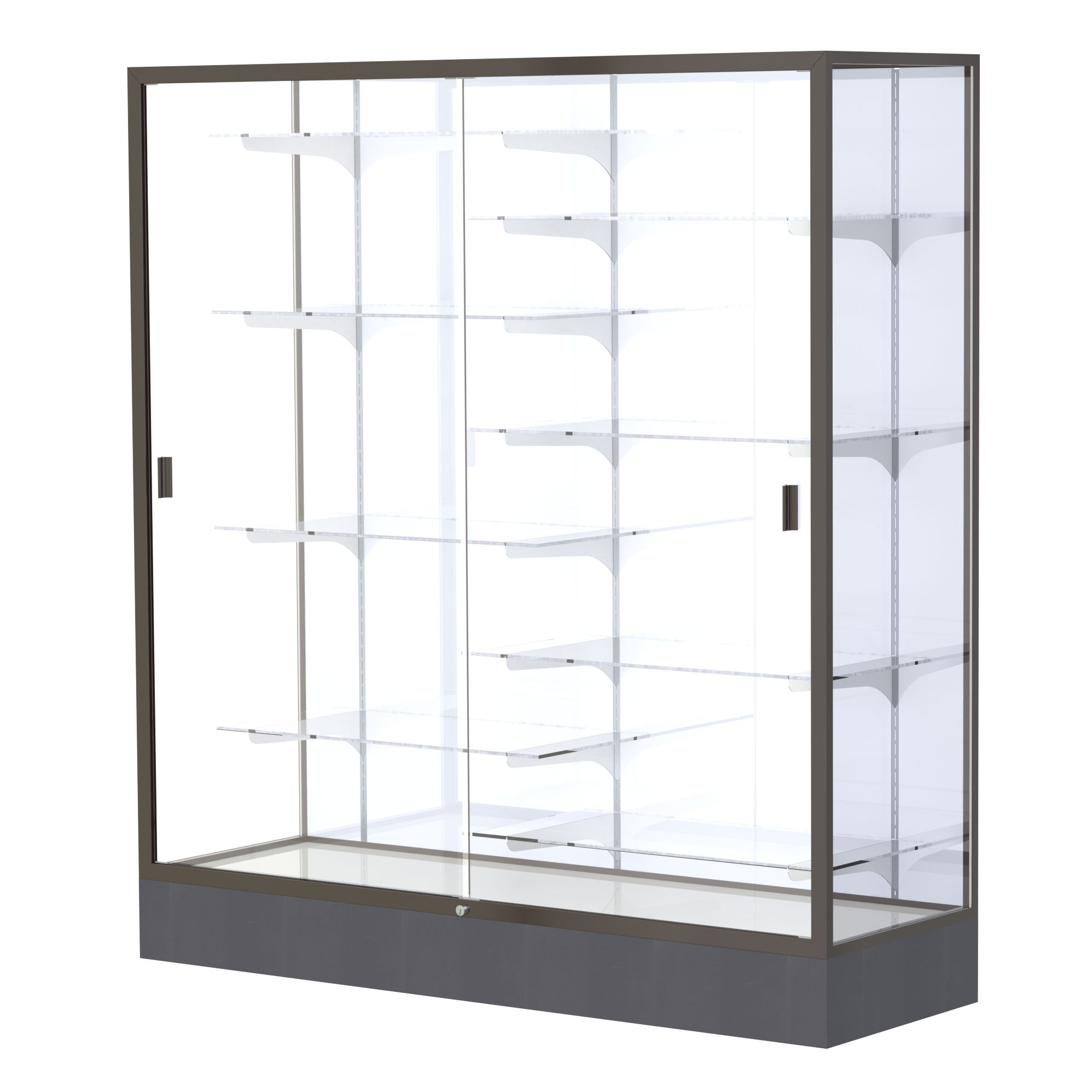Ghent Colossus Series 66'' H Metal Trophy Display Case & Reviews | Wayfair