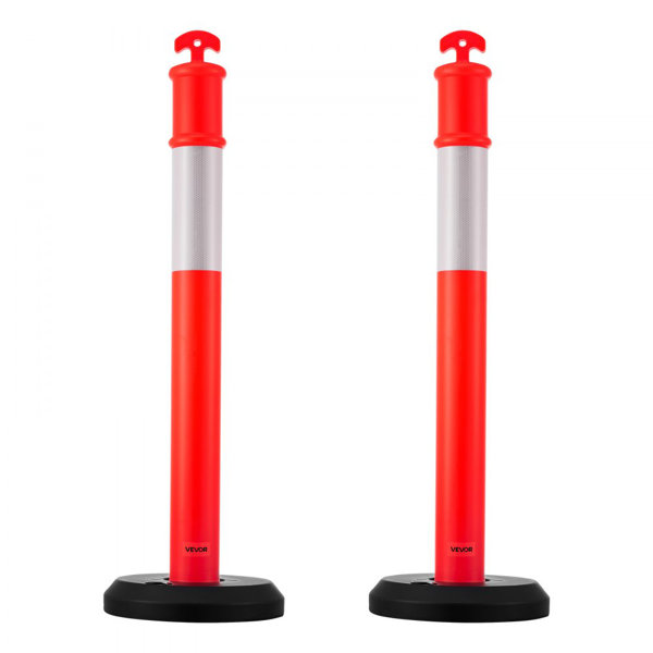 Stellweilan Tessberg Traffic Delineator Posts, 48 inches Traffic Safety ...