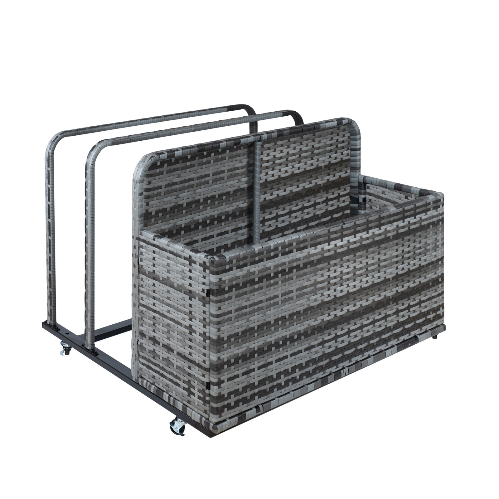 Ebern Designs Outdoor Patio Pool Float Storage with Wheels, Waterproof ...