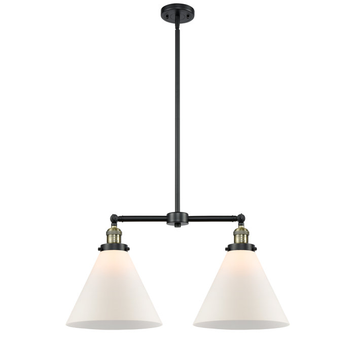 Gracie Oaks Runkle 2 - Light Kitchen Island Pendant | Wayfair