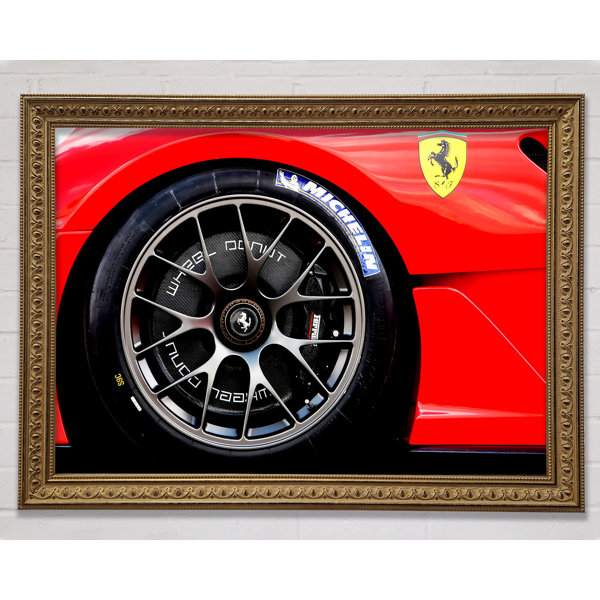 Brayden Studio Ferrari F430 Wheel - Single Picture Frame Art Prints ...