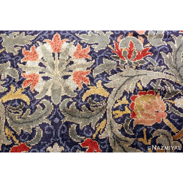 Nazmiyal Collection Antique Oversized Arts Crafts William Morris Rug ...