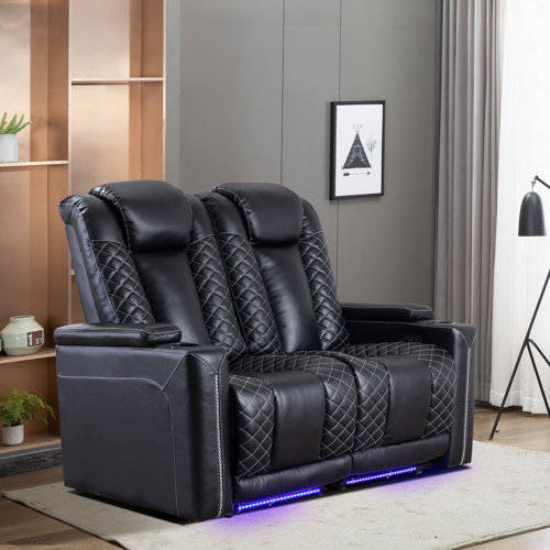 2 seat Theater Seating You'll Love | Wayfair