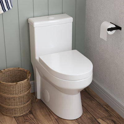 Kohler Highline Two-Piece Round-Front Toilet, 1.28 Gpf & Reviews | Wayfair
