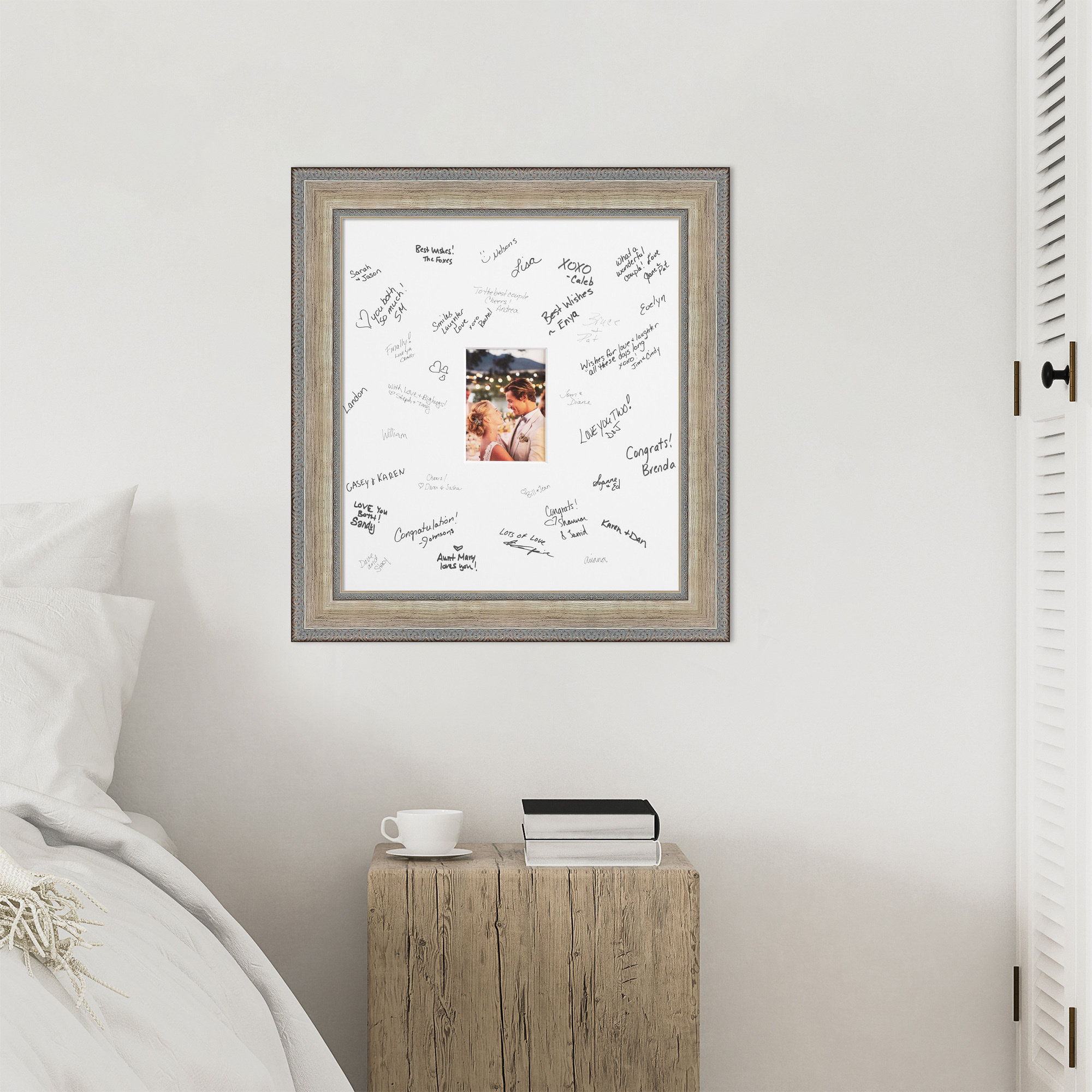 Wildon Home® Fleur Signature Mat Picture Frame, Photo Frame Wedding ...