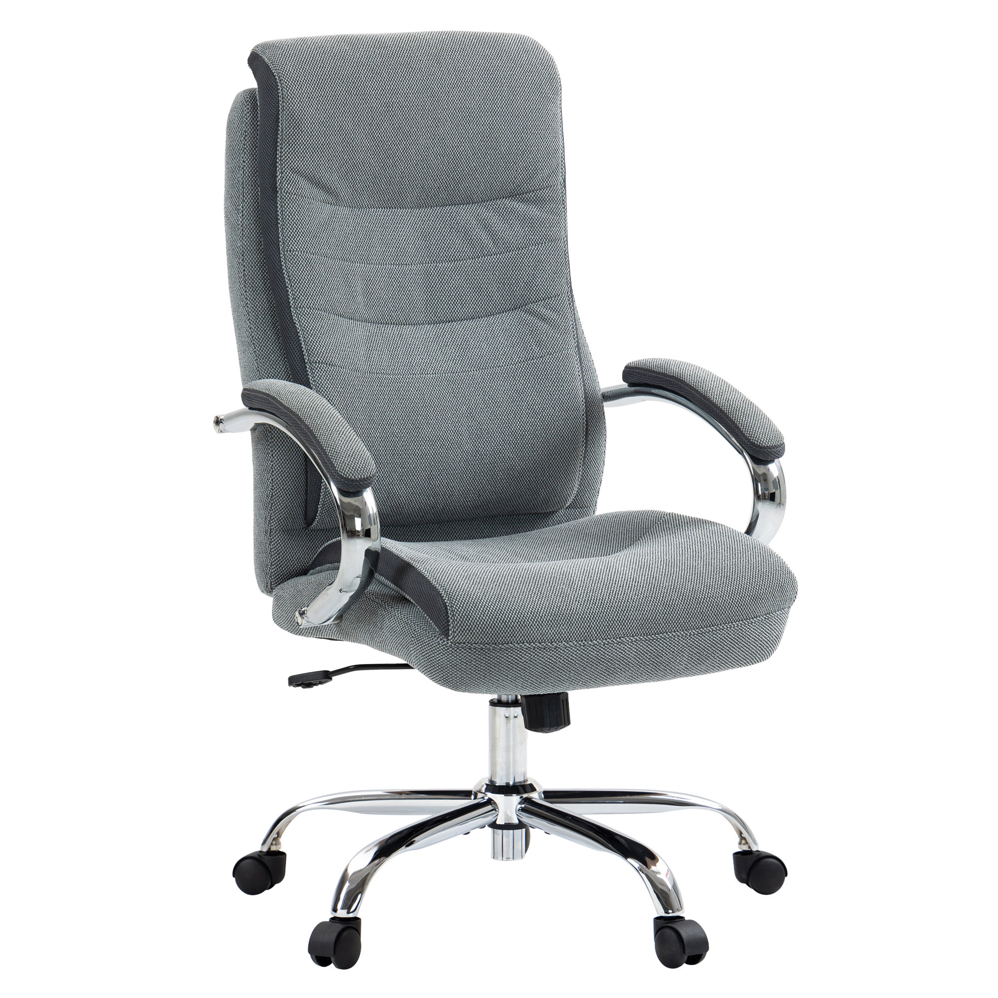 Ebern Designs Ergonomic Upholstered Swivel Office Executive Chair with ...