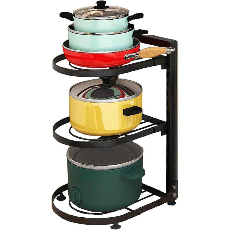 Mint Pantry® Iron Half-circle Countertop / Cabinet Pot Rack | Wayfair