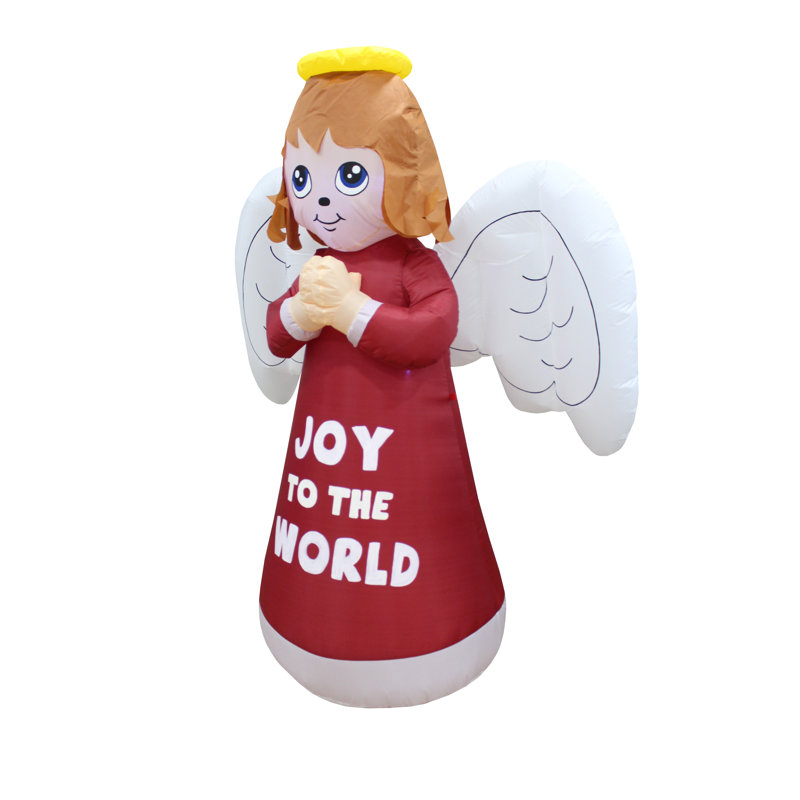 The Holiday Aisle® 6 Foot Tall Lighted Christmas Inflatable Guardian ...