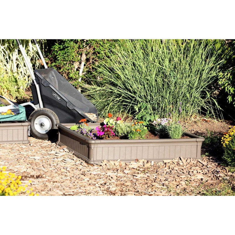 Lifetime 4 ft x 4 ft Plastic Raised Garden Bed & Reviews - Wayfair Canada