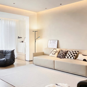 Latitude Run® Jernell 70" LED Dimmable Torchiere & Reading Floor Lamp ...