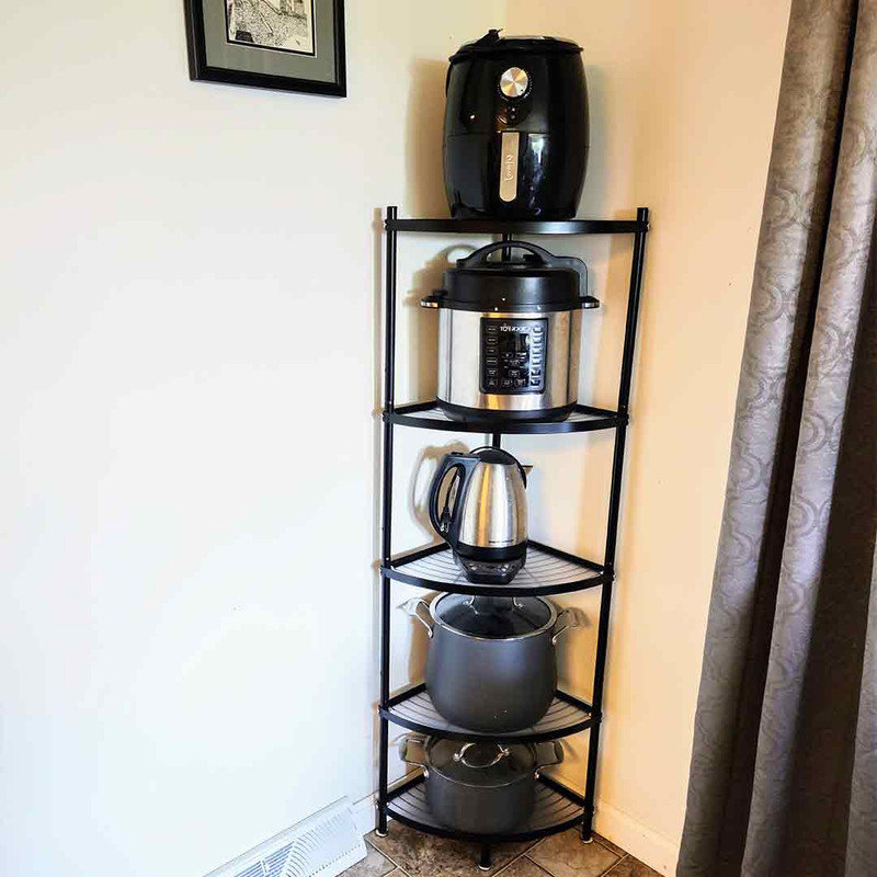 Prep & Savour Stainless Steel Triangle Free Standing Pot Rack | Wayfair