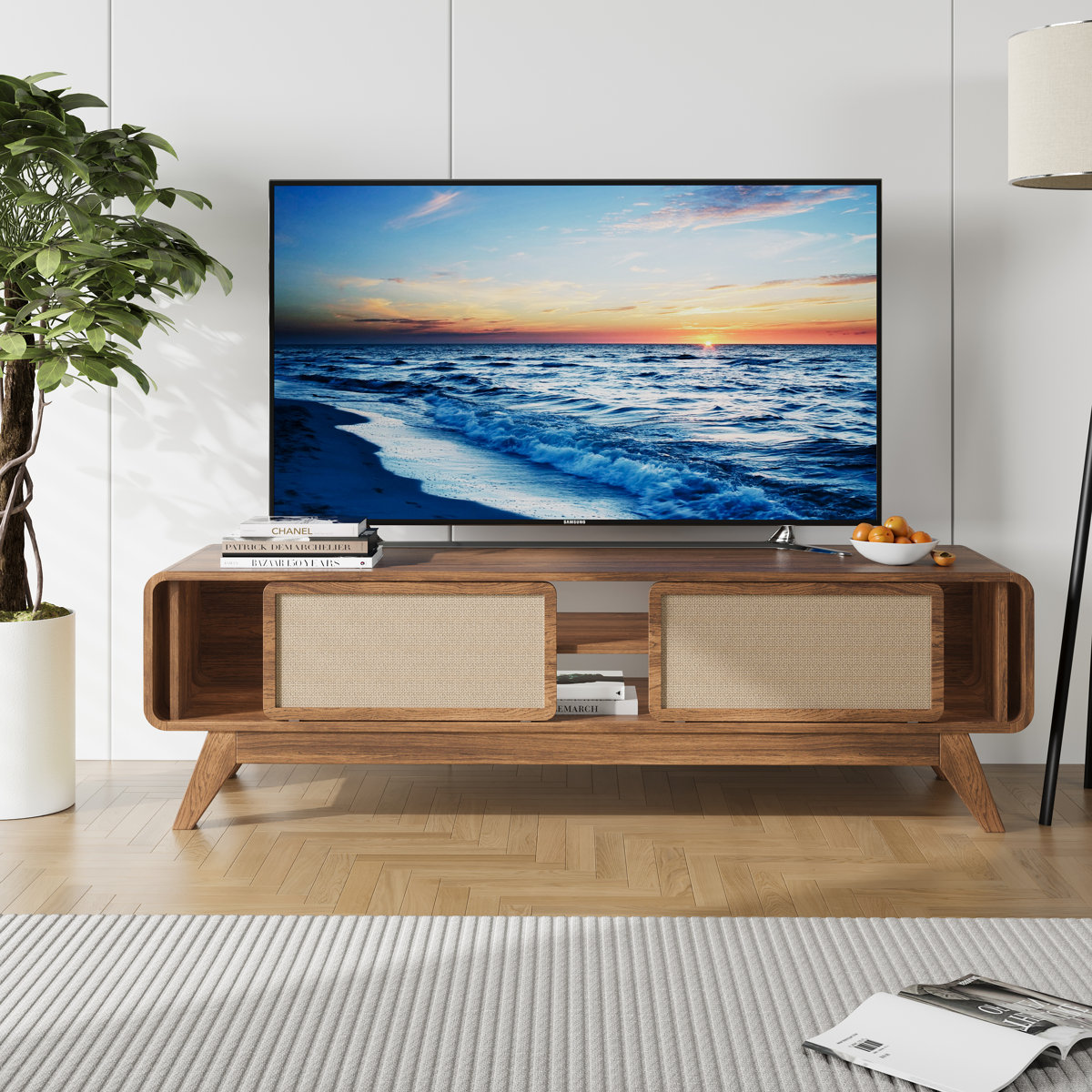 Bay Isle Home™ Bonsal 65'' Media Console | Wayfair