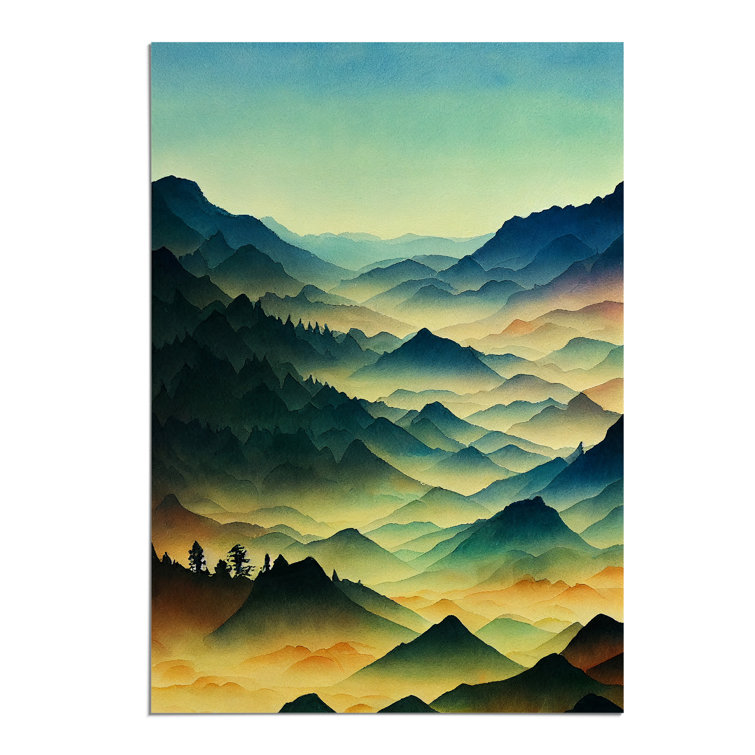 Alpen Home XV1022-4268X Stupendous Mountain Landscape - Graphic Art ...