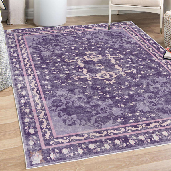 Charlton Home® Braxdon Damask High Density Long Fiber Poly Threads ...