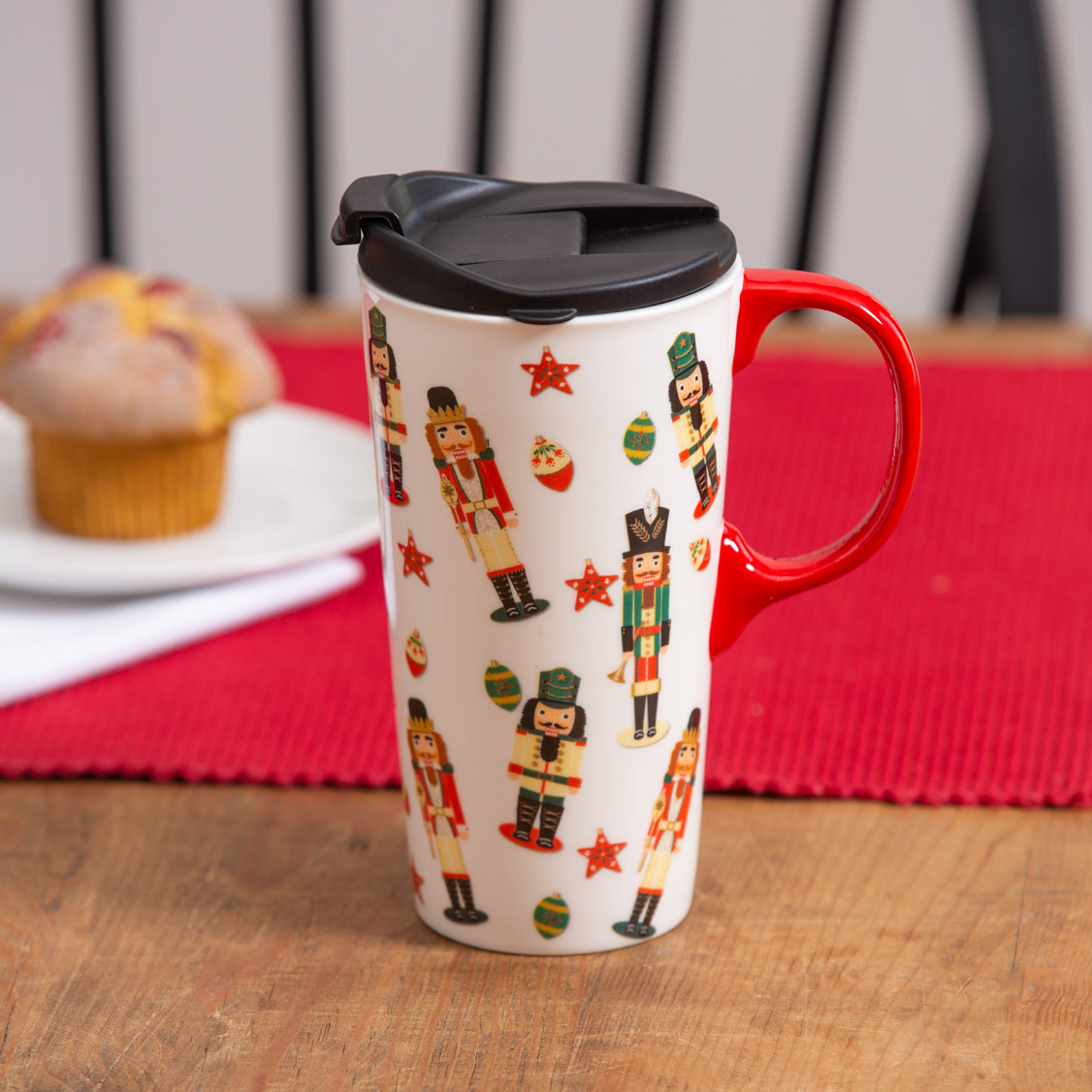 Evergreen Enterprises, Inc Ceramic Travel Cup, 17 OZ. ,W/Box ...
