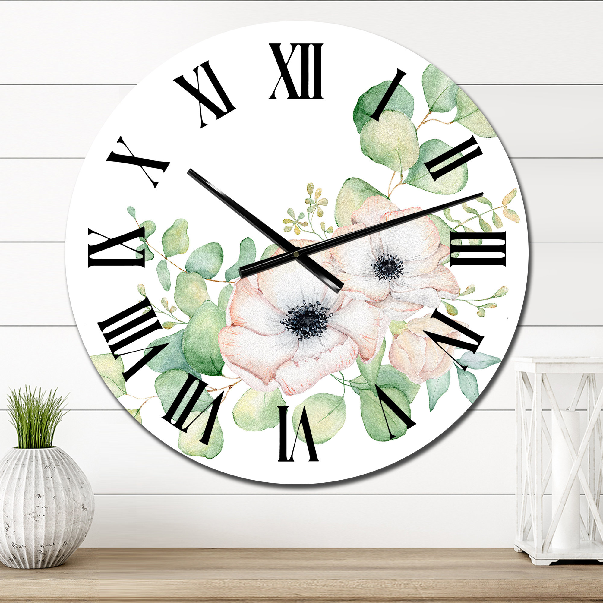 East Urban Home Flowers and Eucalyptus Leaves Bouquet III - Traditional ...