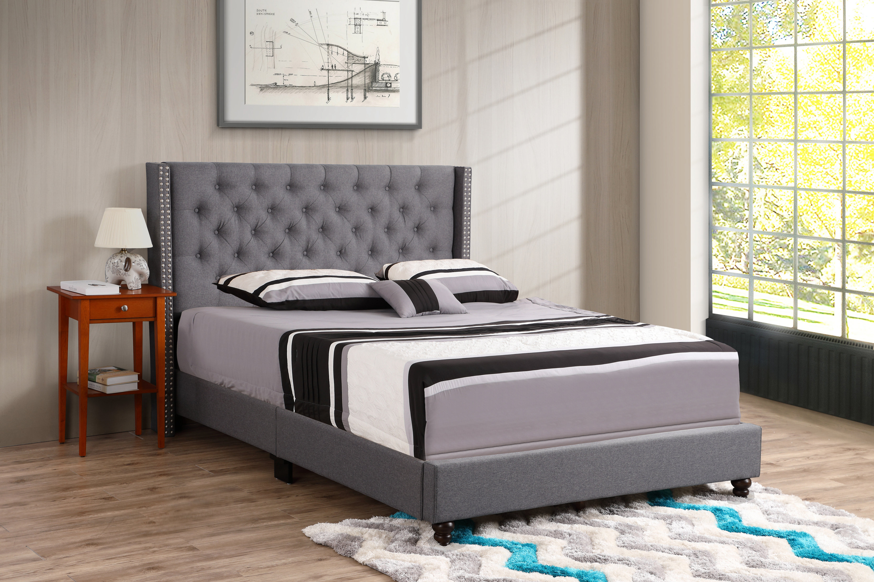 Lark Manor™ Stylish And Functional Transitional Bed | Wayfair