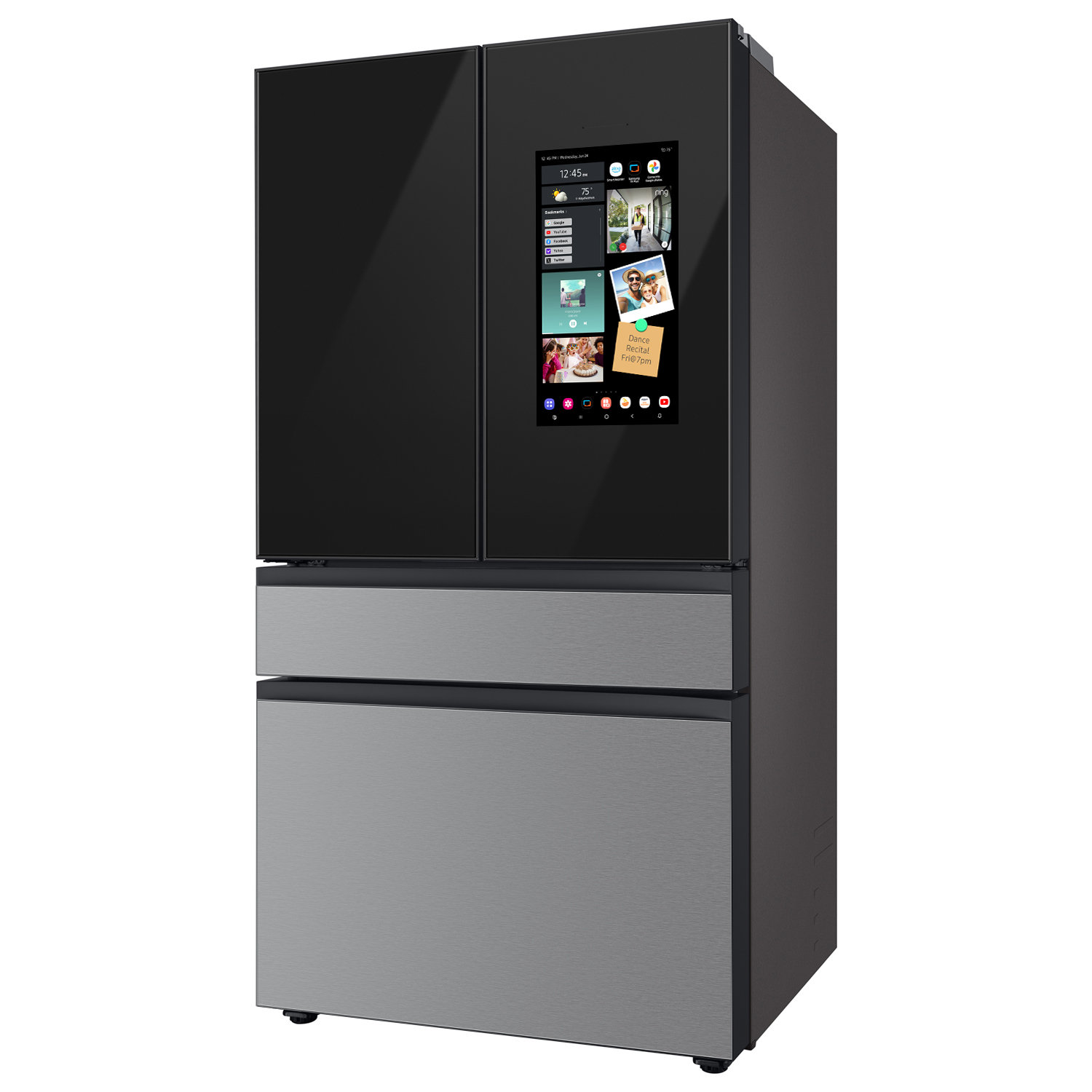 Samsung Bespoke 4-Door French Door Refrigerator (29 cu. ft.) with ...
