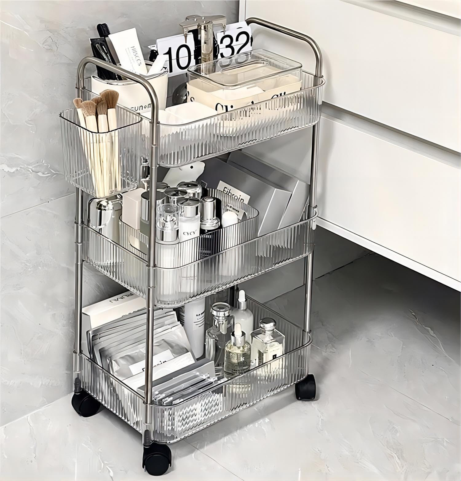 MARLIN MANUFACTURING COMPANY, INCORPORATED 3-Tier Acrylic Storage ...