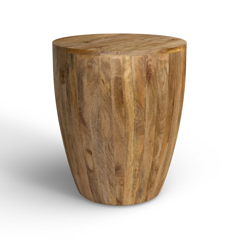 Vivenne Mango Wood End Table & Reviews | Birch Lane