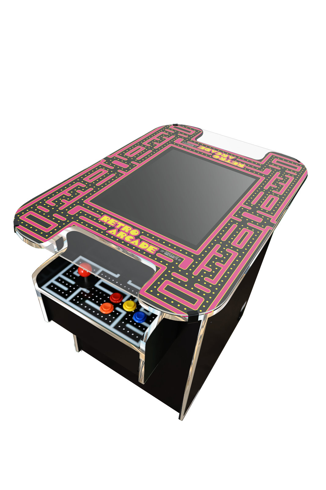 Suncoast Arcade Cocktail Arcade Machine with 19" Monitor and 516 Retro ...