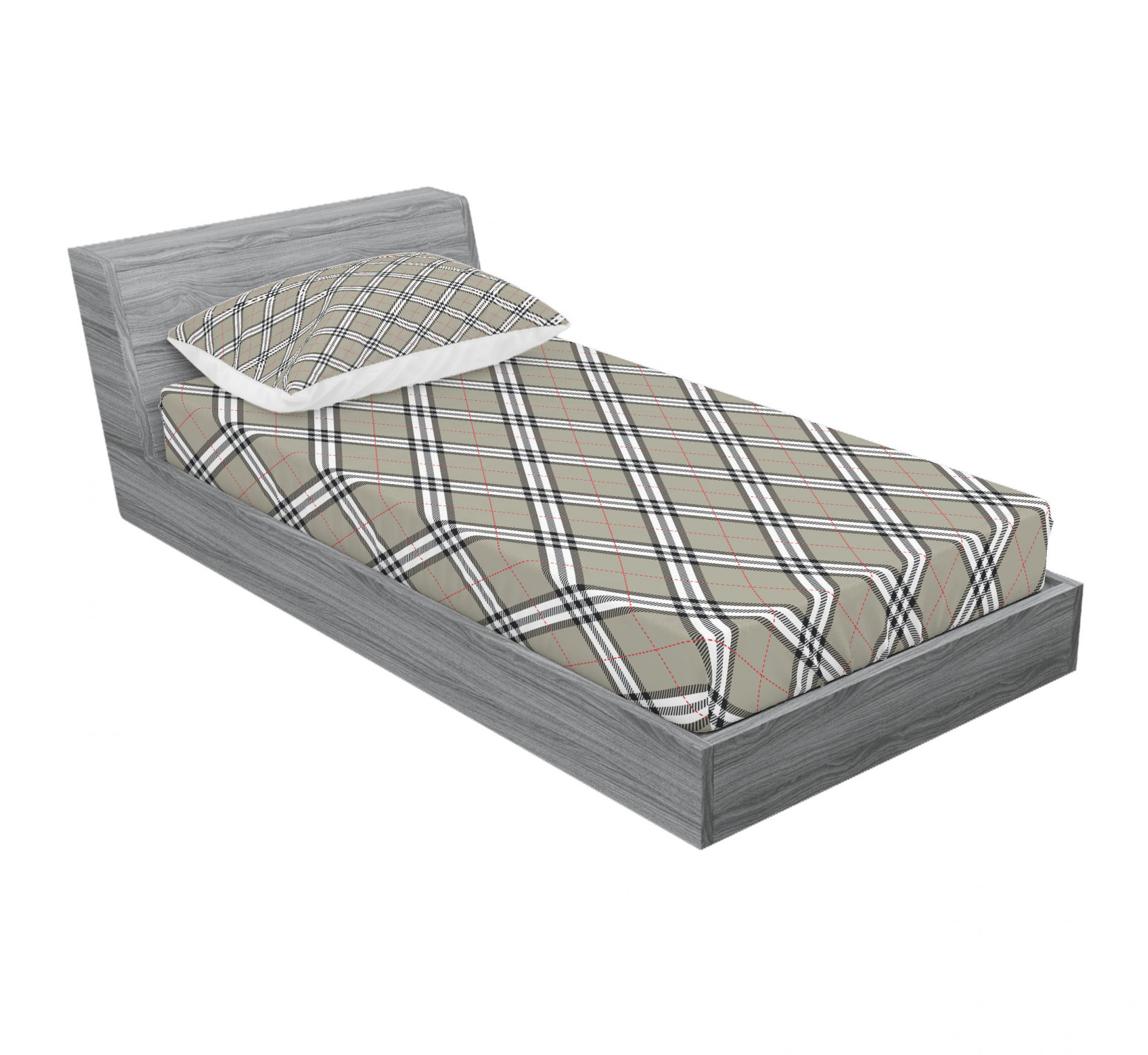 Ambesonne Royal Scottish Tan Featured Aristocrat Abstract Sheet Set ...