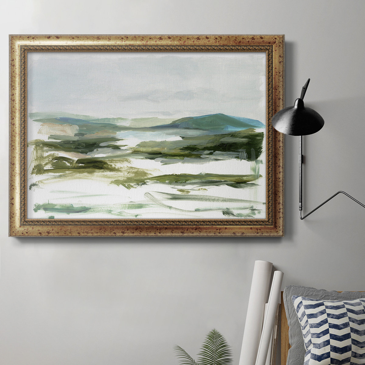 Loon Peak Marsh Sketch I Premium Framed Canvas- Ready To Hang - Wayfair ...