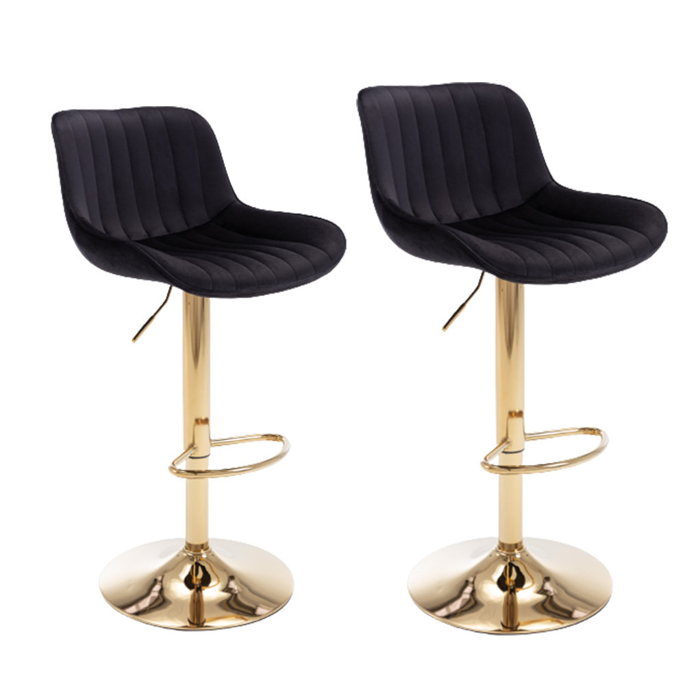 Mercer41 Graveline Swivel Adjustable Height Bar Stool | Wayfair