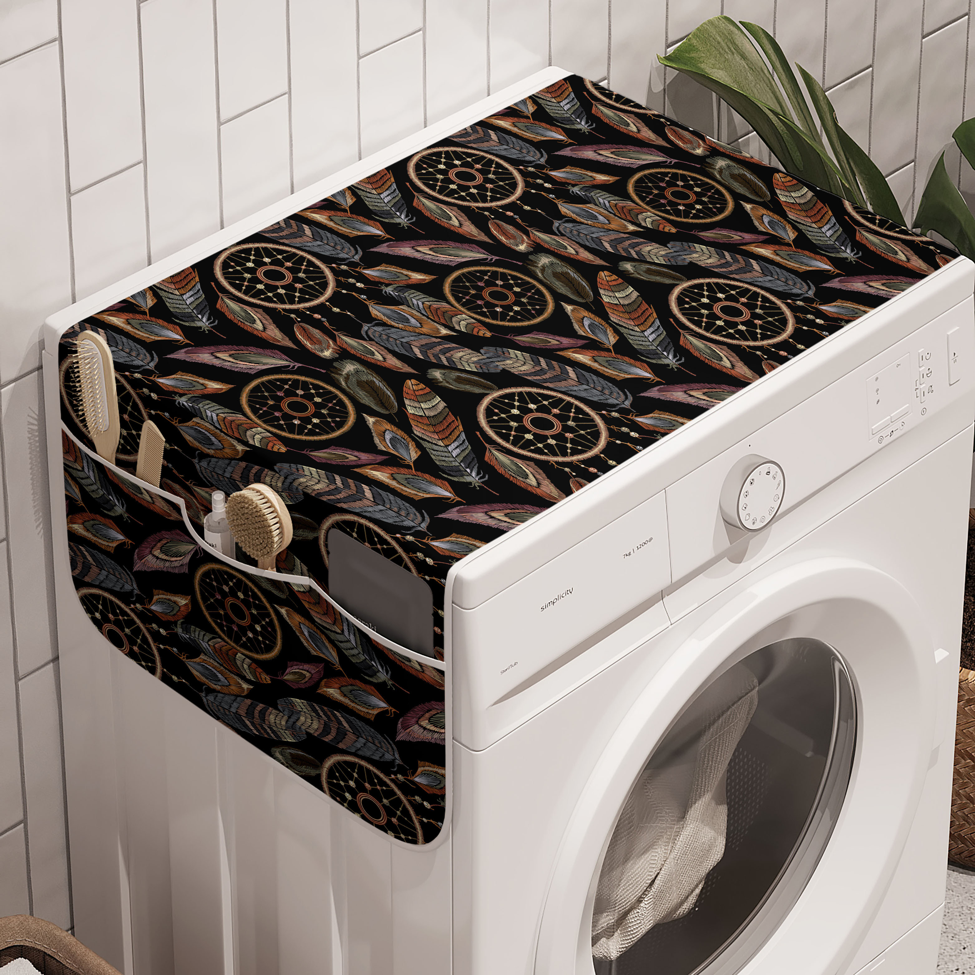 East Urban Home Dream Catcher Washing Machine Organizer Pack of 2 47" x ...