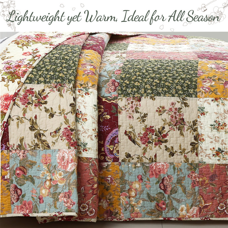 Cozy Line Home Fashion Country Vintage Farmhouse Multicolor Floral ...