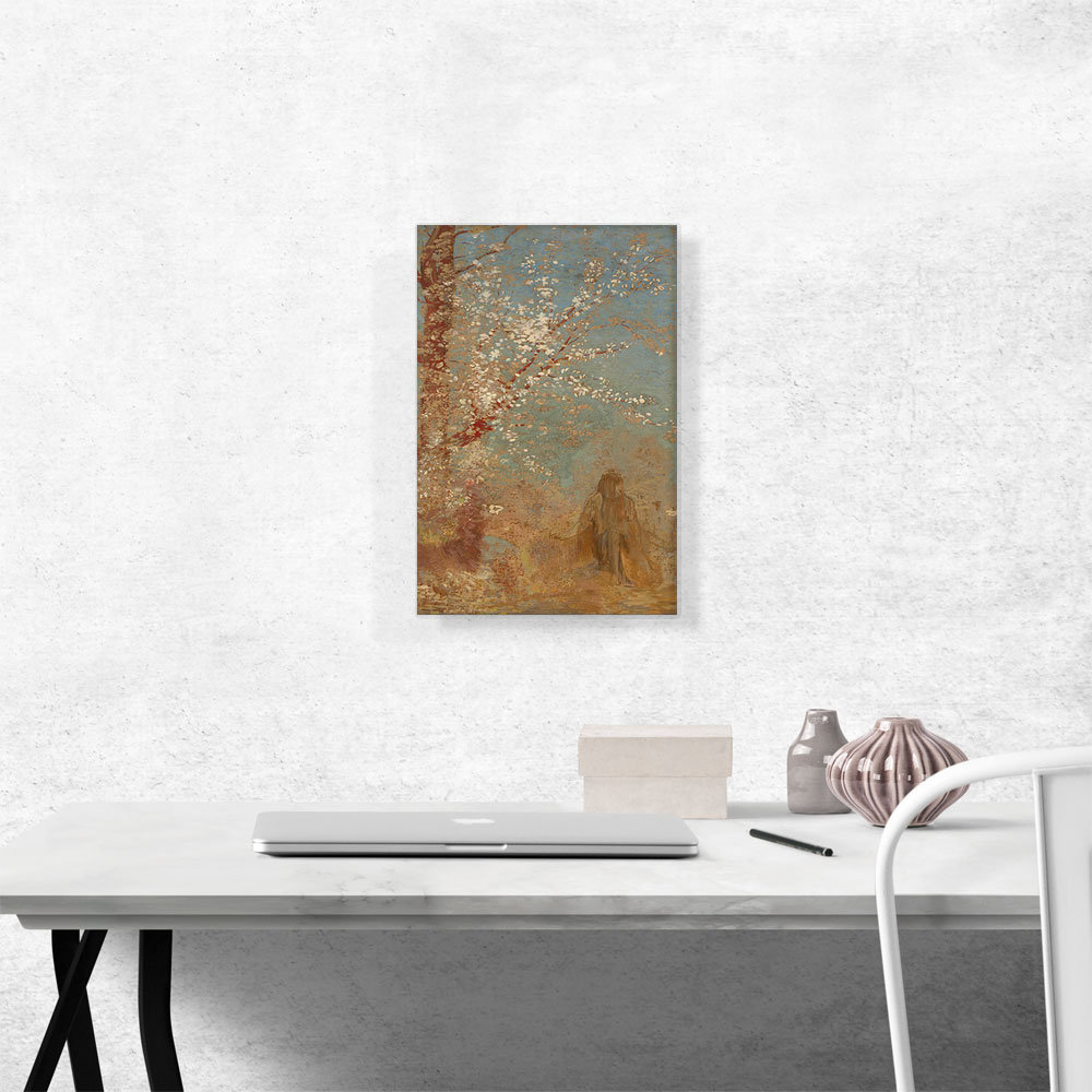 ARTCANVAS The Red Tree 1905 by Odilon Redon - Wrapped Canvas Painting ...