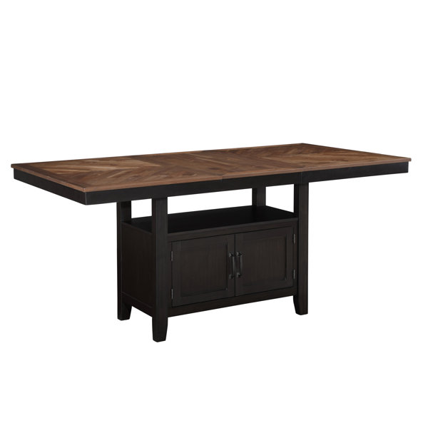 Millwood Pines Mendenhall Rectangular 80'' Storage Counter Table ...