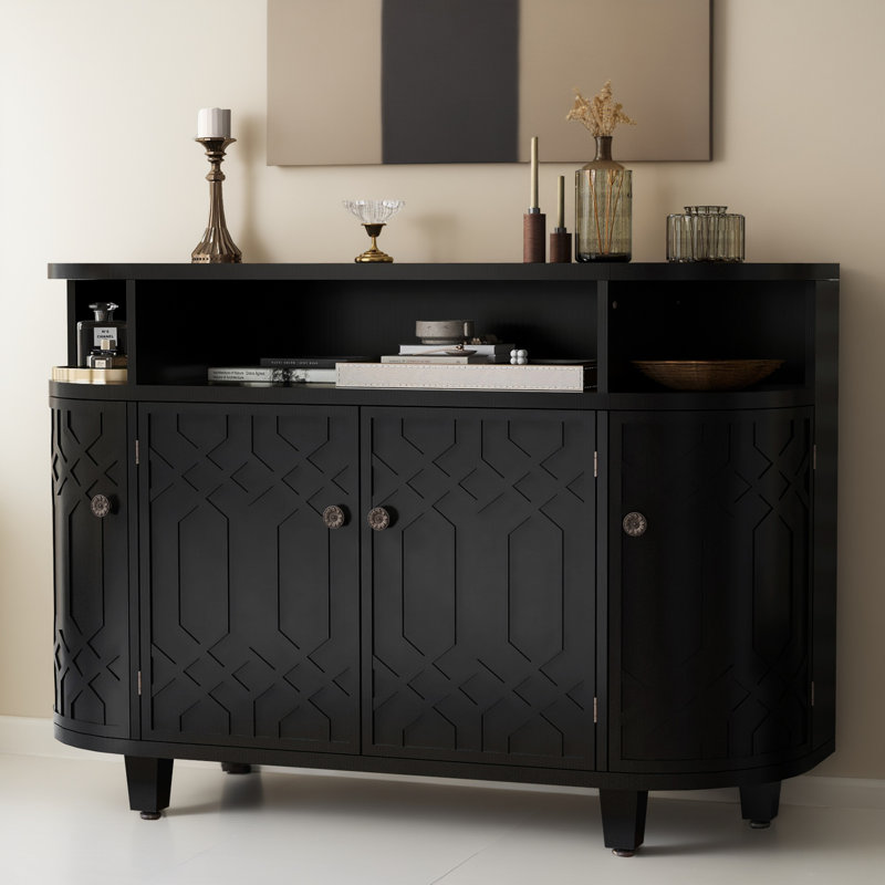 Red Barrel Studio® 48" Kitchen Storage Sideboard Buffet Cabinet Console ...