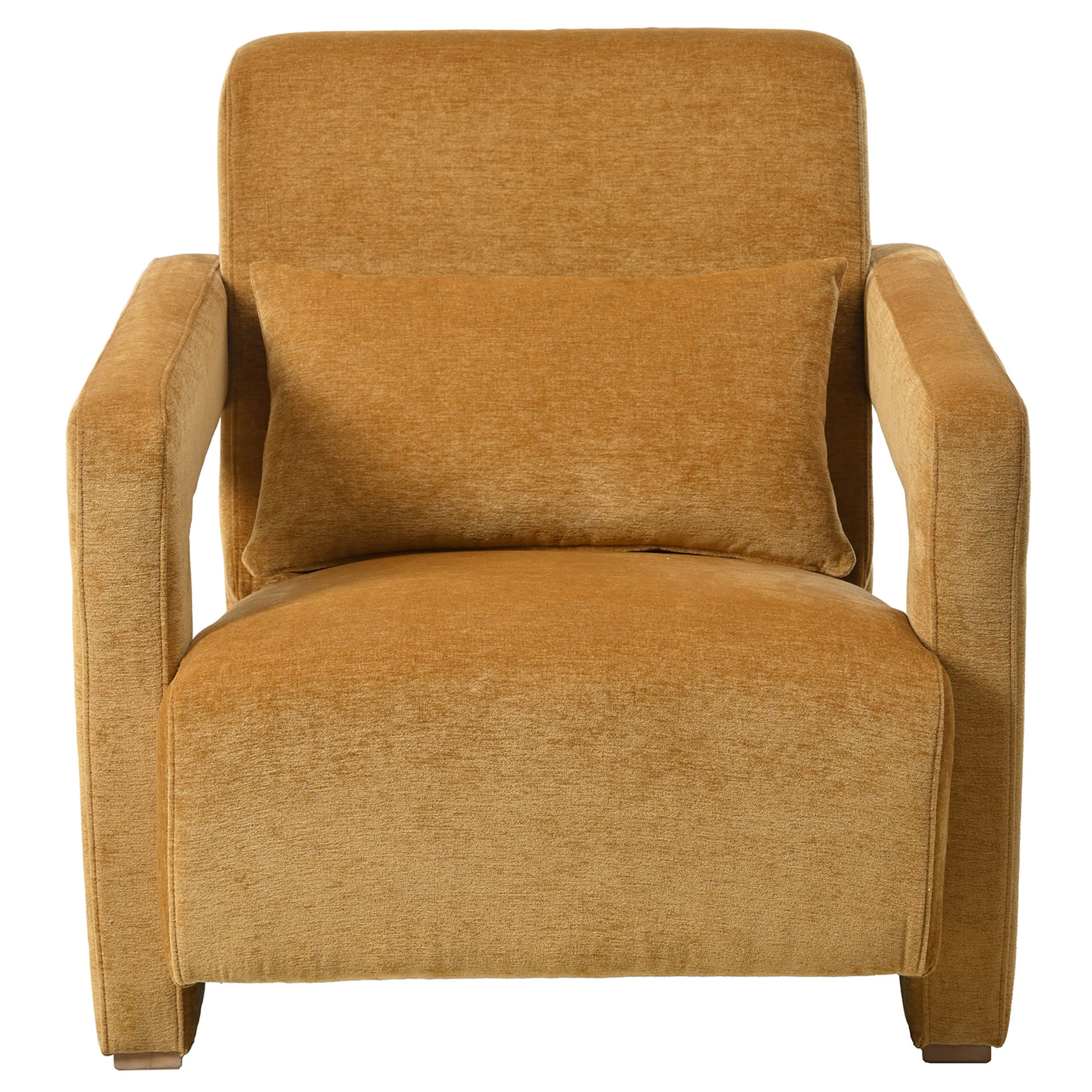 George Oliver Right-Angle Armrests, Ergonomic Lumbar Support, Square ...