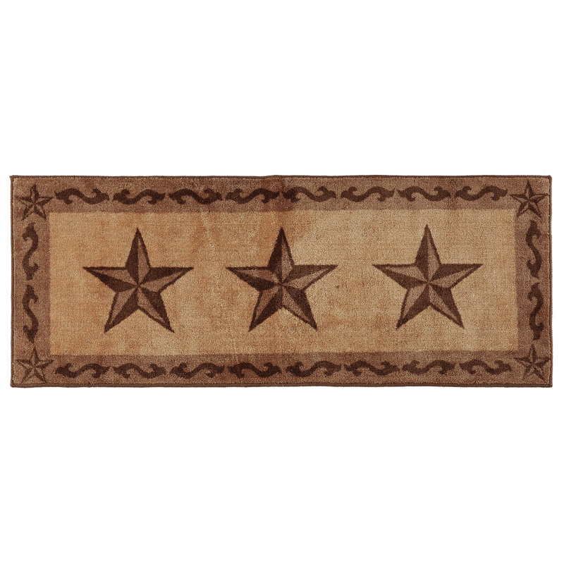 Paseo Road by HiEnd Accents Rustic Star Brown Tan Western Southwestern ...