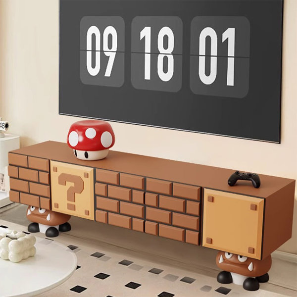 Orxva Galaxy Mario cute creative TV cabinet - Wayfair Canada