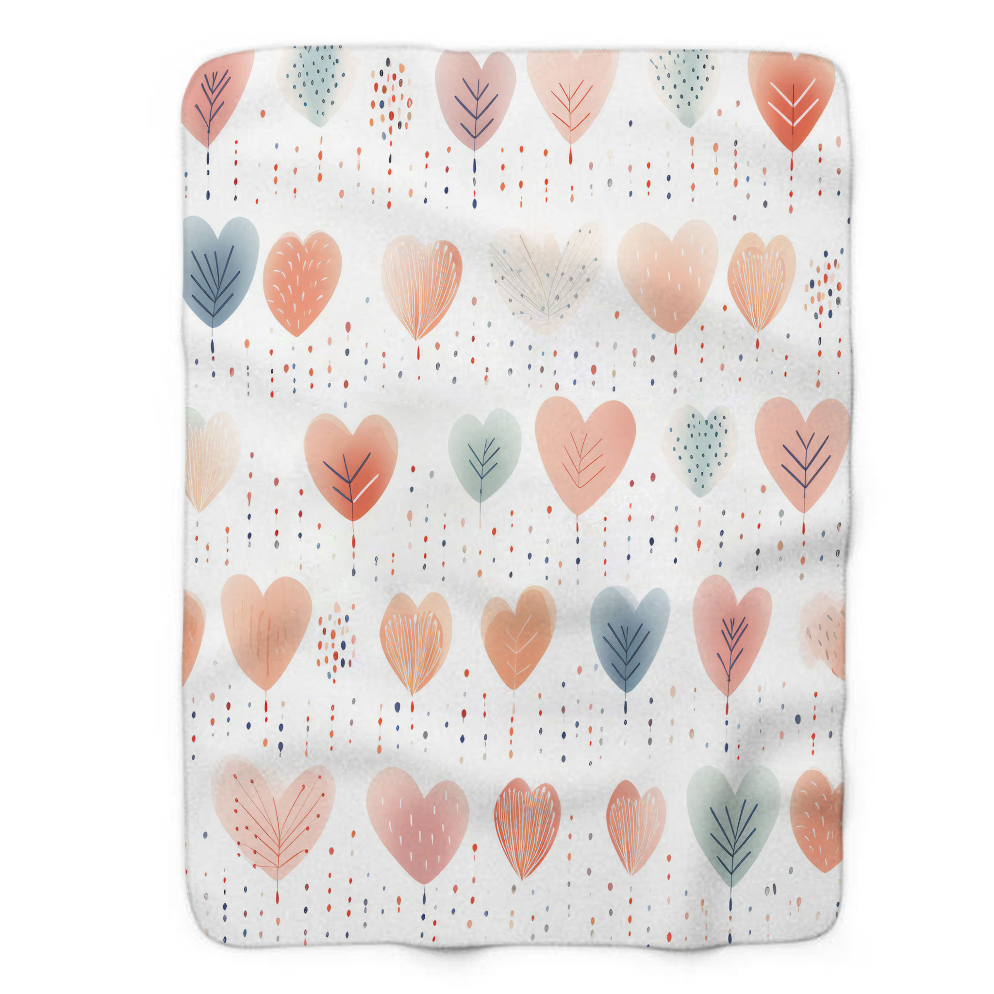 MentionedYou Heart Whimsy - 1 Piece Premium Blanket | Wayfair