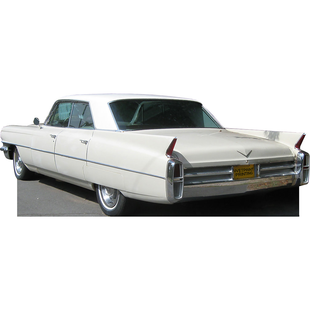 Wet Paint Printing Car Back Angle Cardboard Standup | Wayfair