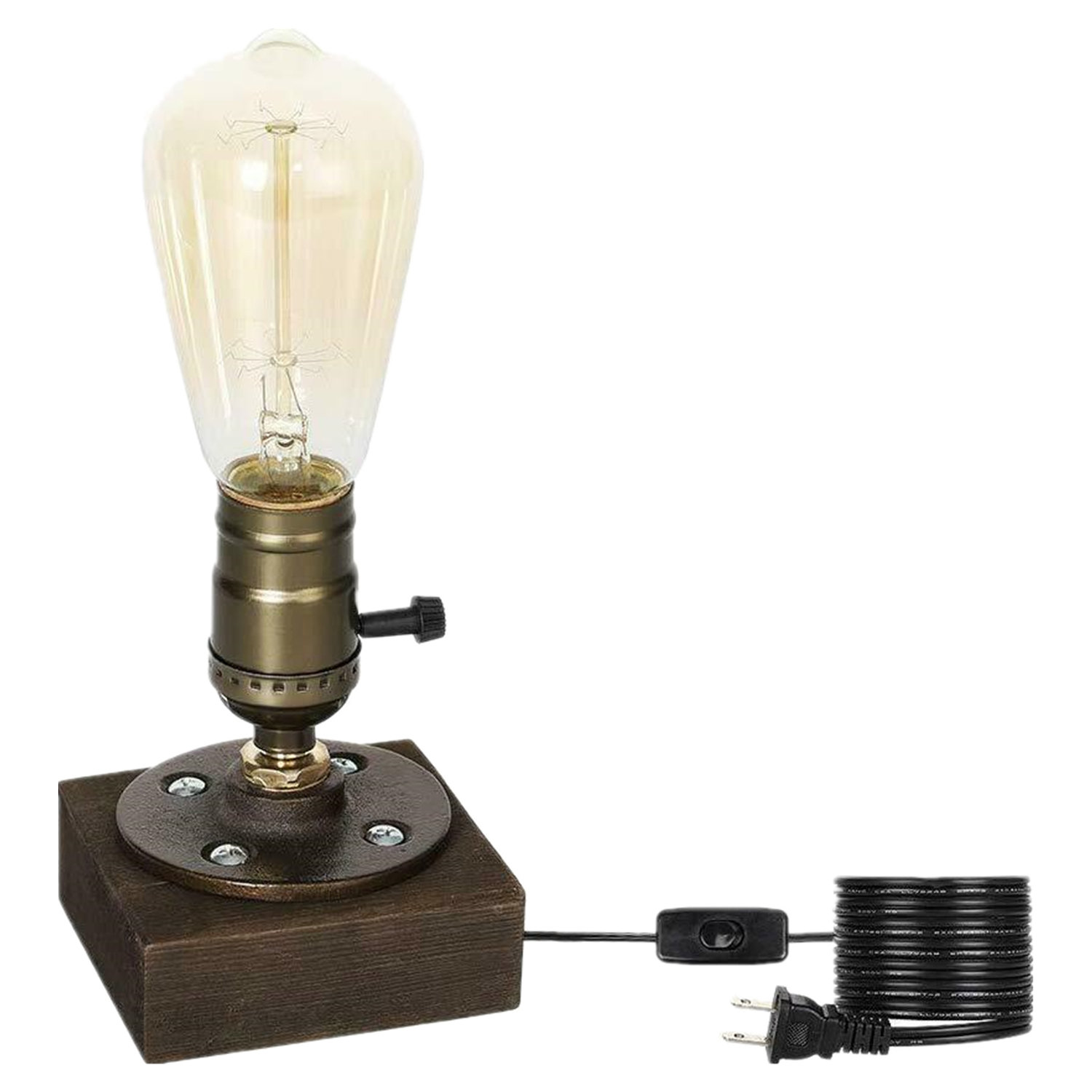 steampunk table light