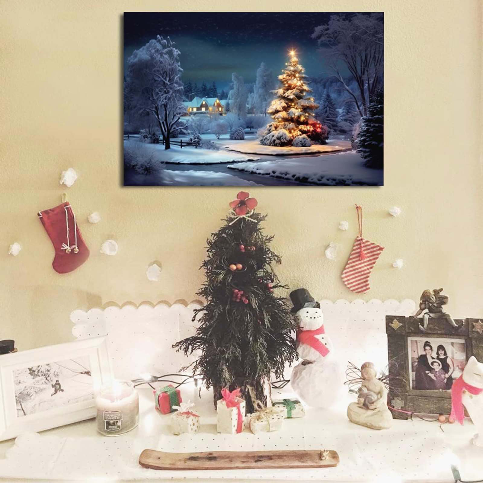 Ophelia & Co. Christmas Canvas Wall Art 24X36 Inch Merry Christmas ...