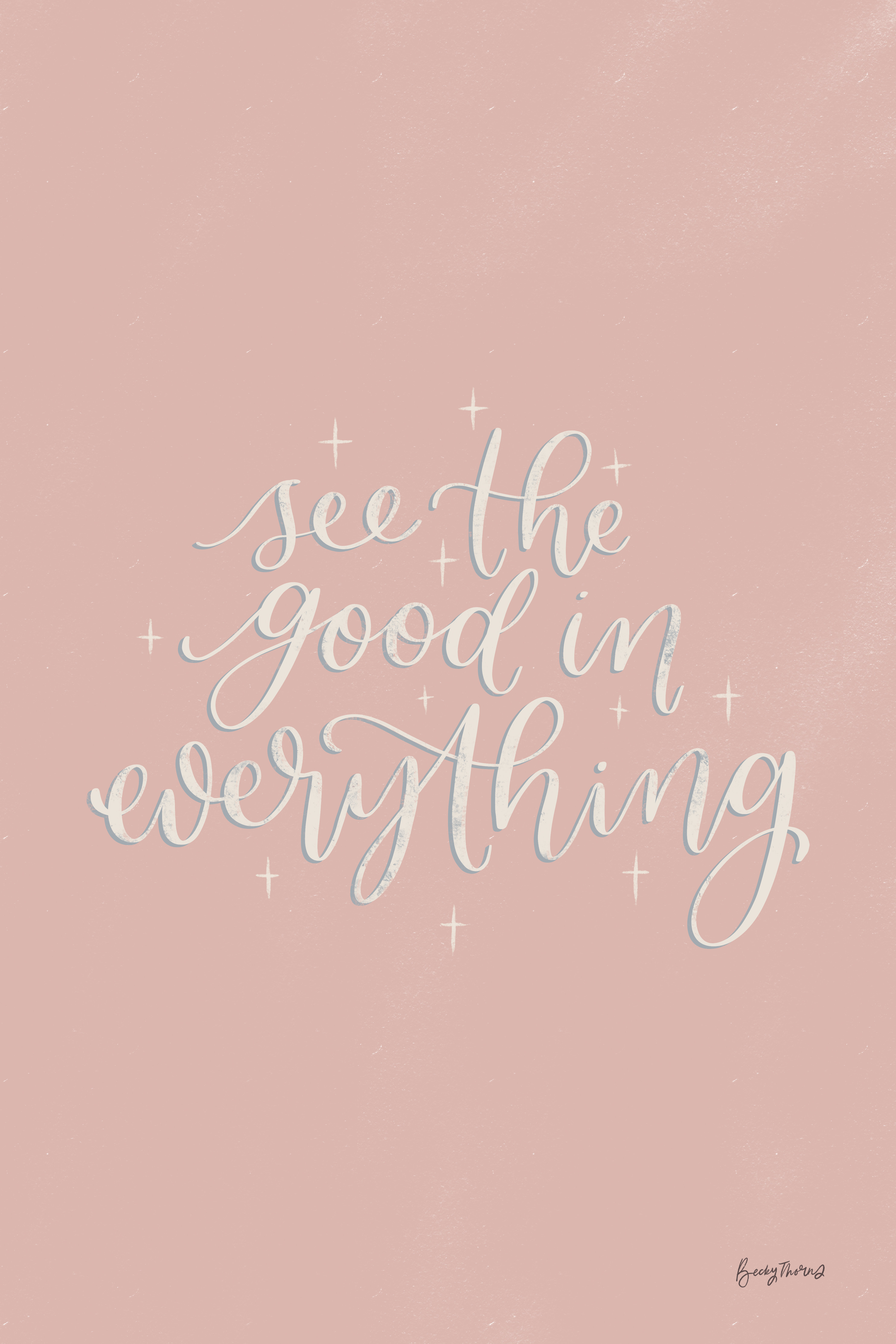 Trinx Mod Glam See The Good I Pink - Wayfair Canada