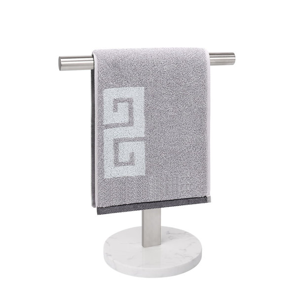 COOREL T-Shape Hand Towel Holder-Bathroom Towel Rack-Stand With ...