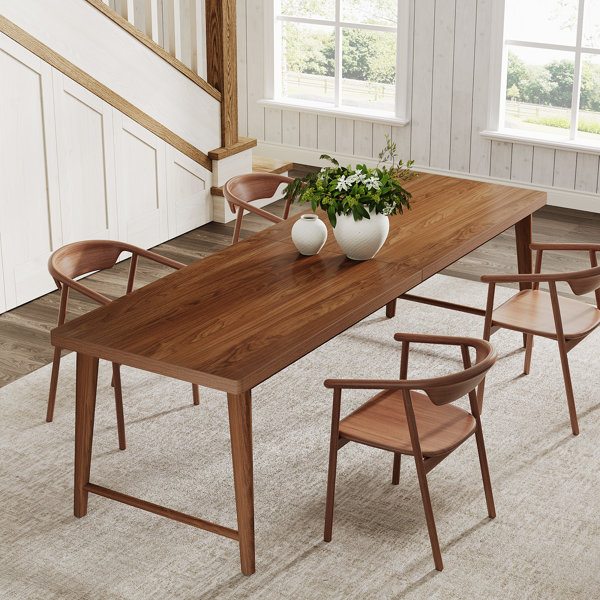 George Oliver 78.7" Dining Table, Kitchen Dining Room Table for 6-8 ...