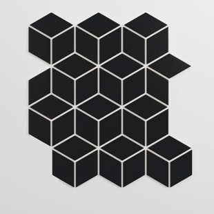 Black & Gray Floor Tile You'll Love | Wayfair