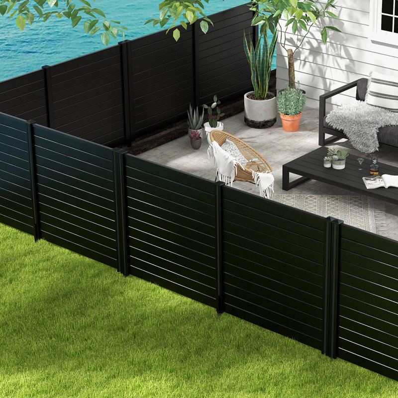 Gymax PVC Privacy Fence Panel & Reviews | Wayfair