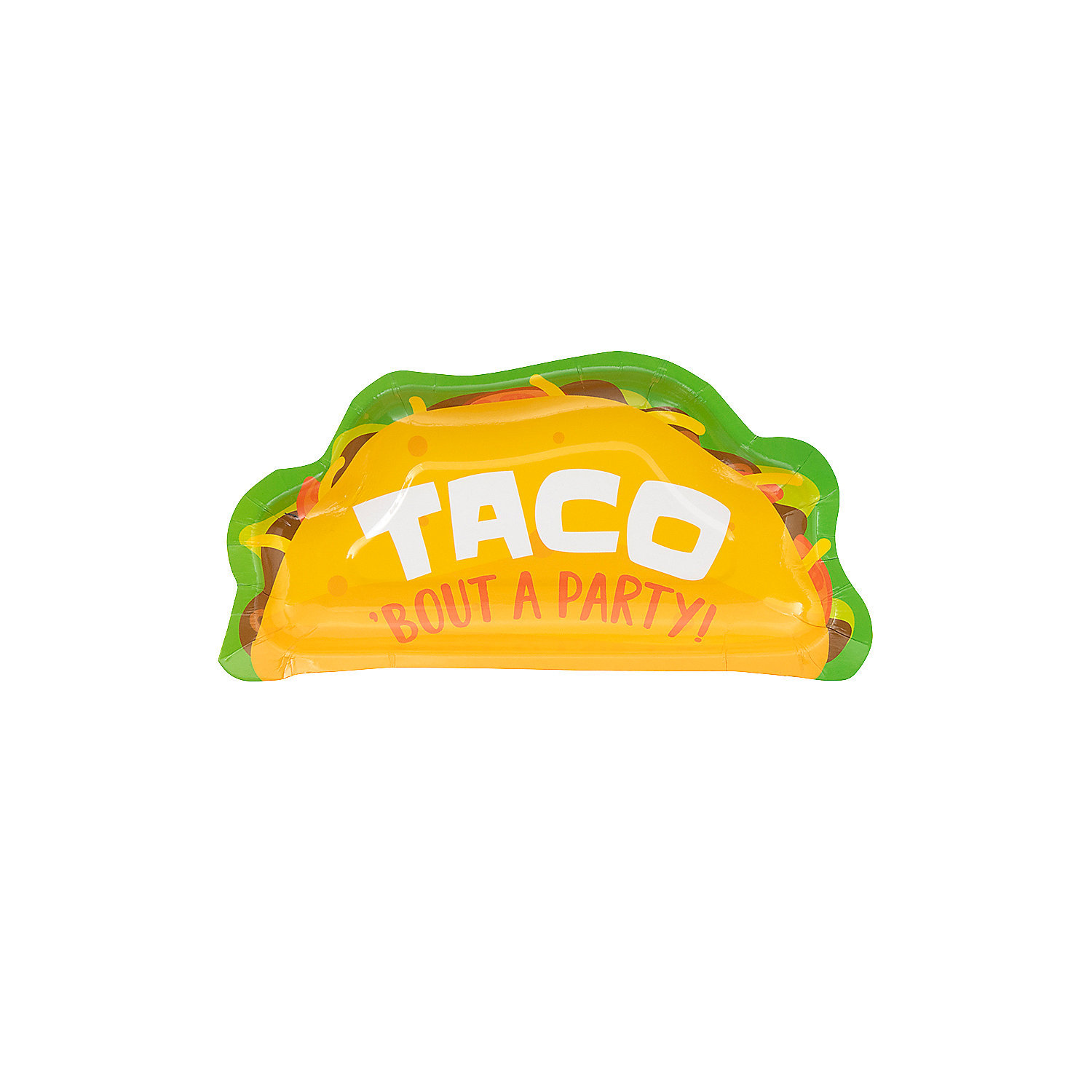 The Party Aisle™ Bruhn Taco Paper Disposable Dessert Plates | Wayfair