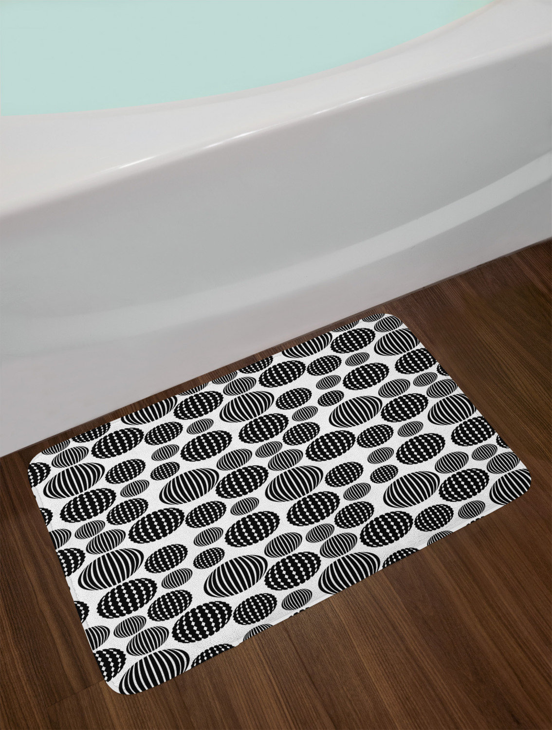 East Urban Home Geometric Bath Rug | Wayfair