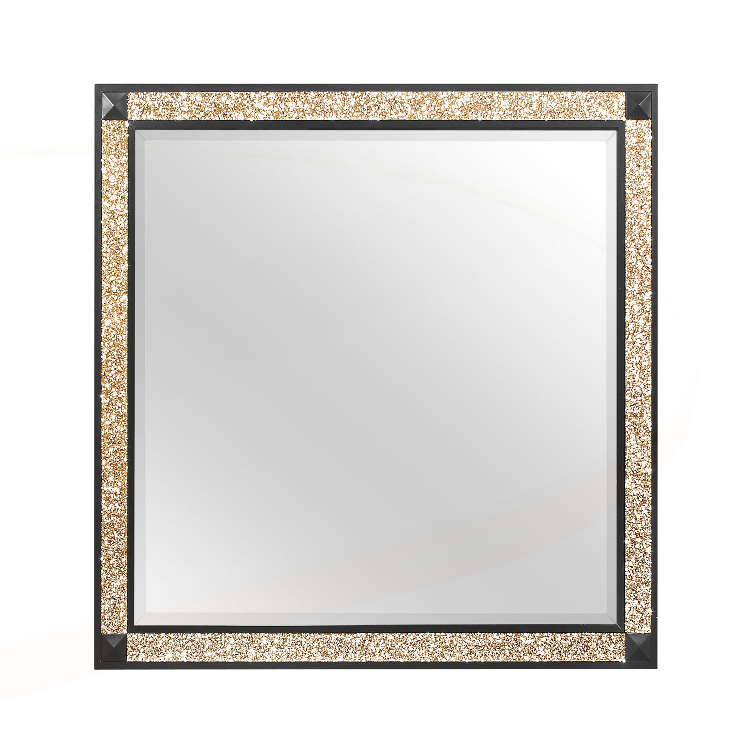 Mercer41 Exquisite Sturdy Mirror with Glittering Accents for Dresser ...